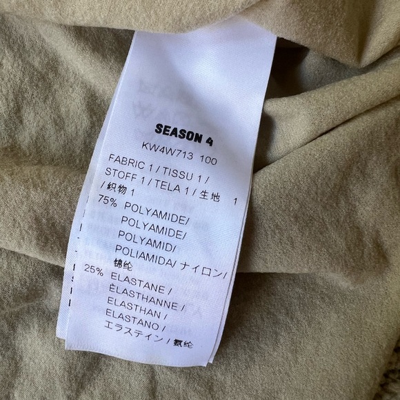 Yeezy | Tops | Nwt Yeezy Scoop Neck Bodysuit Beige Sawgrass Size Small ...